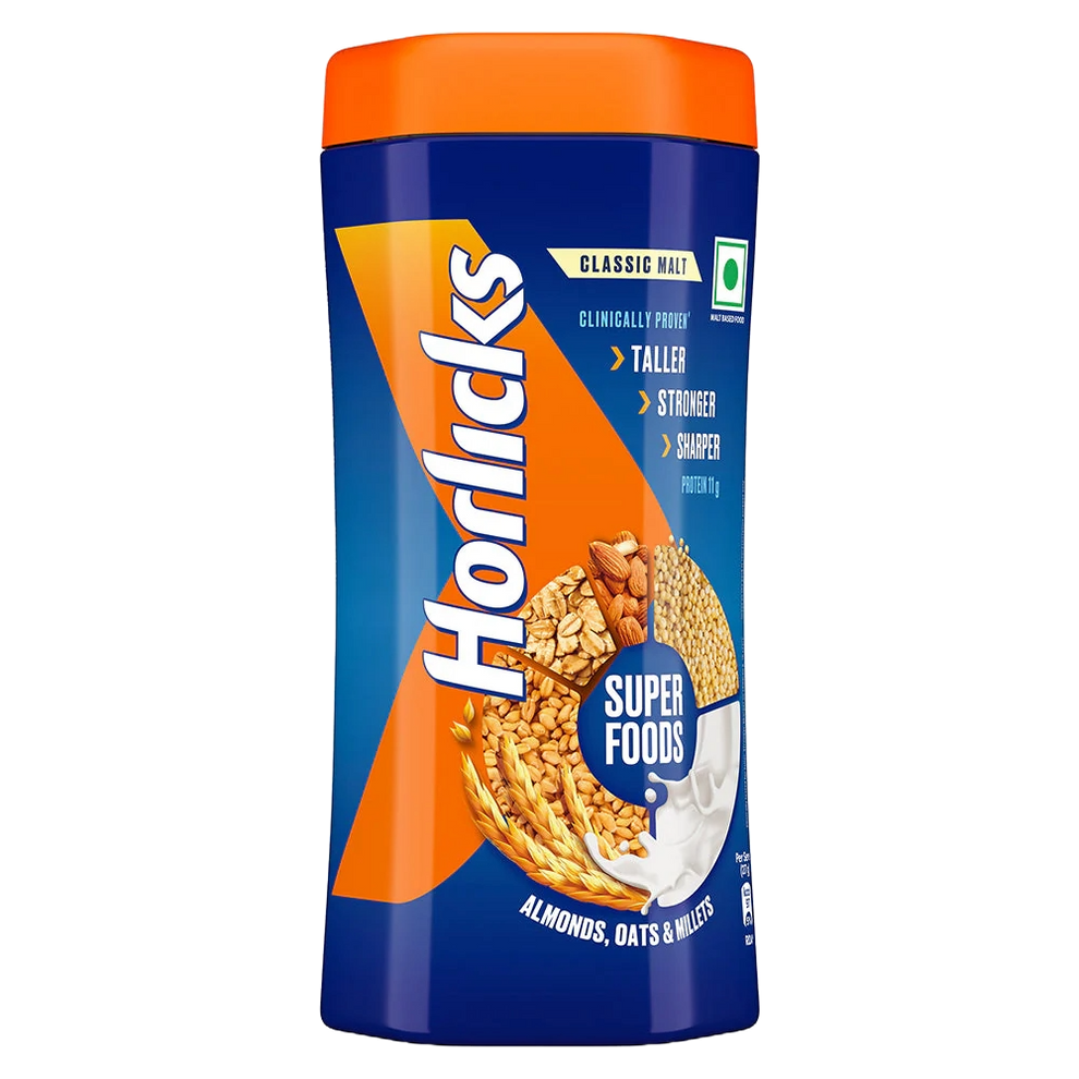 Buy Horlicks Superfood | Classic Malt | Kids Health & Nutrition Drink ...