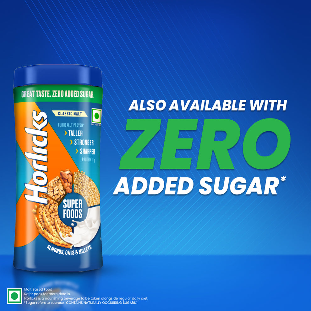 Buy Horlicks Superfood | Classic Malt | Kids Health & Nutrition Drink ...