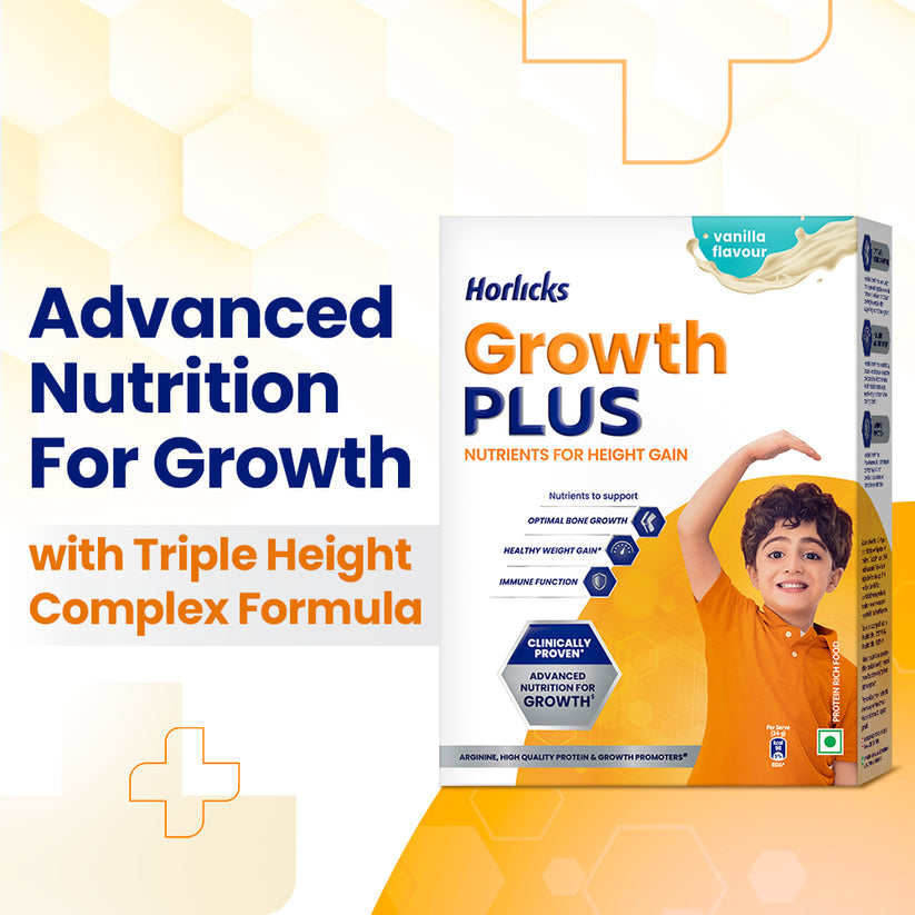 Horlicks Growth Plus Vanilla Flavour | Horlicks | Unilever