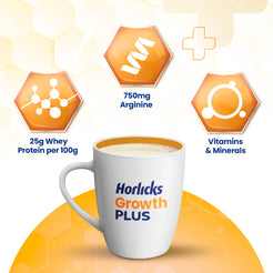Horlicks Growth Plus Vanilla Flavour | Horlicks | Unilever