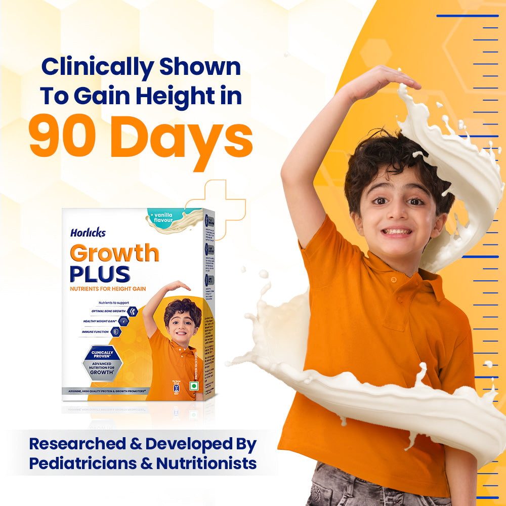 Horlicks Growth Plus Vanilla Flavour | Horlicks | Unilever
