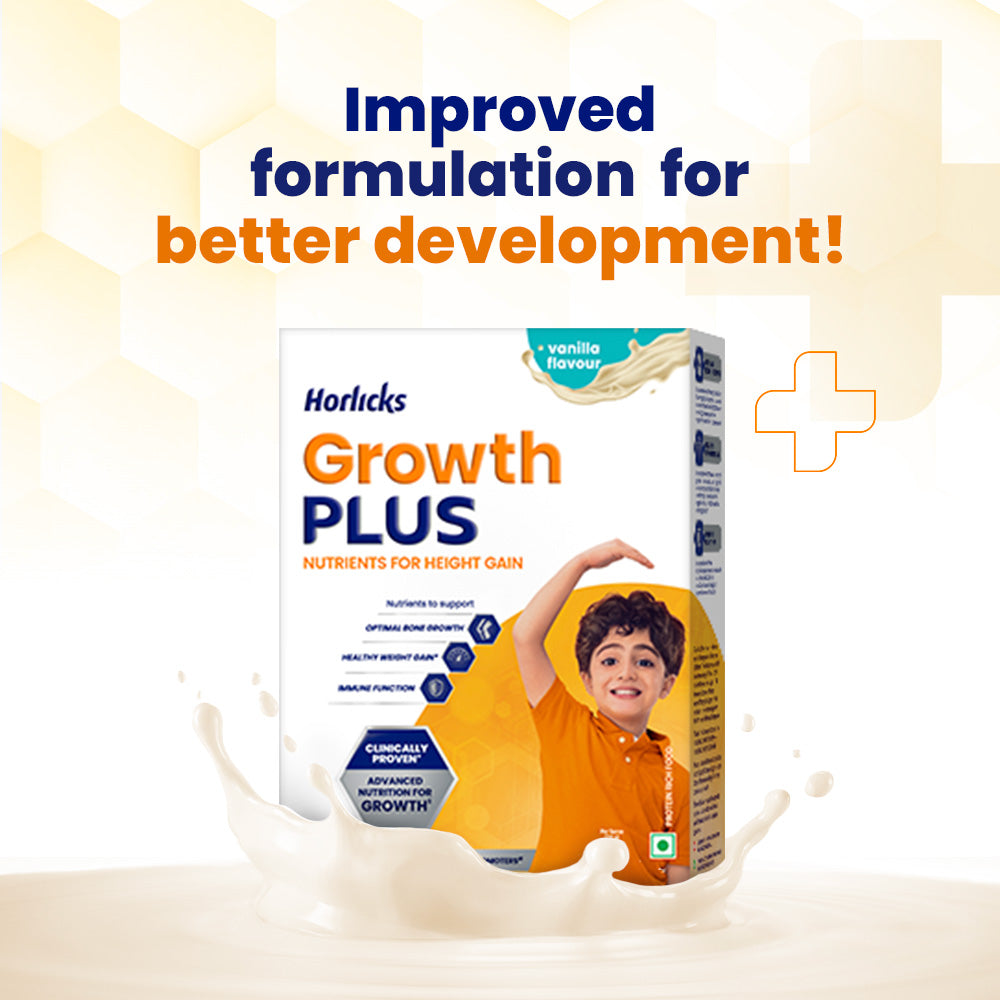 Horlicks Growth Plus Vanilla Flavour | Horlicks | Unilever