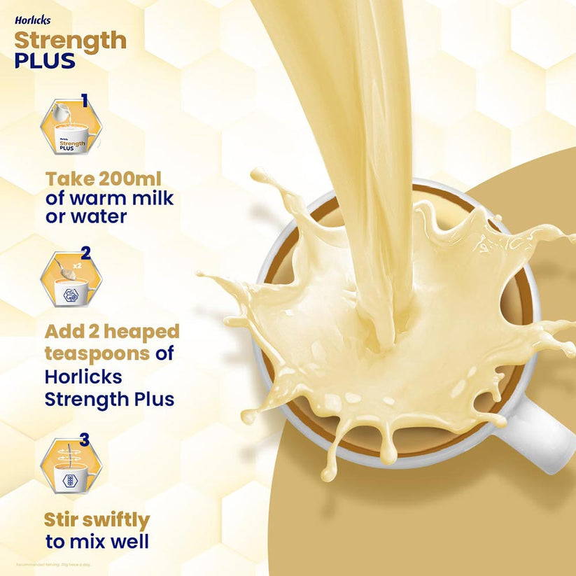 Horlicks Strength Plus Vanilla Flavour | Horlicks | Unilever