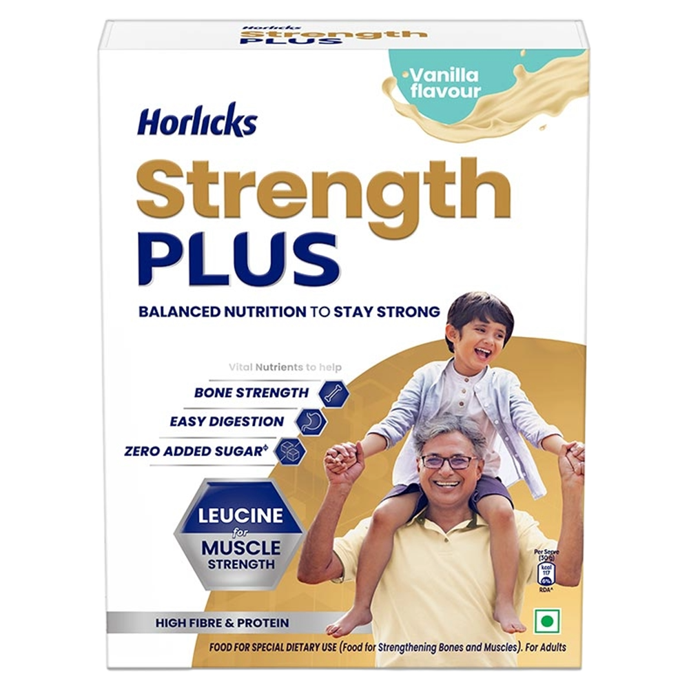 Horlicks Strength Plus Vanilla Flavour | Horlicks | Unilever